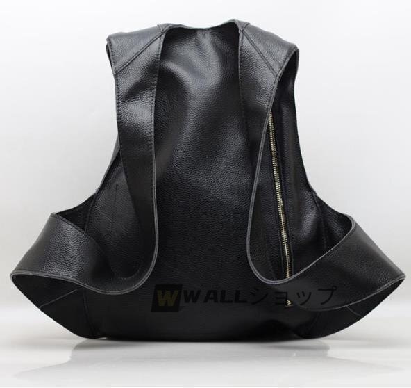 Yahoo!オークション - 個性派 本革 バックパック 牛革 レザー A4対応 1...