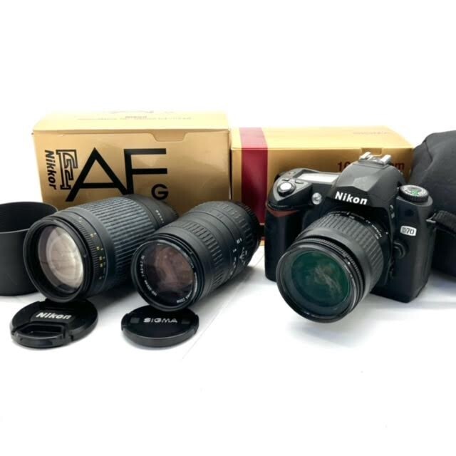 Yahoo!オークション - 仙82 Nikon D70 デジタル一眼レフカメラ ニコン ...