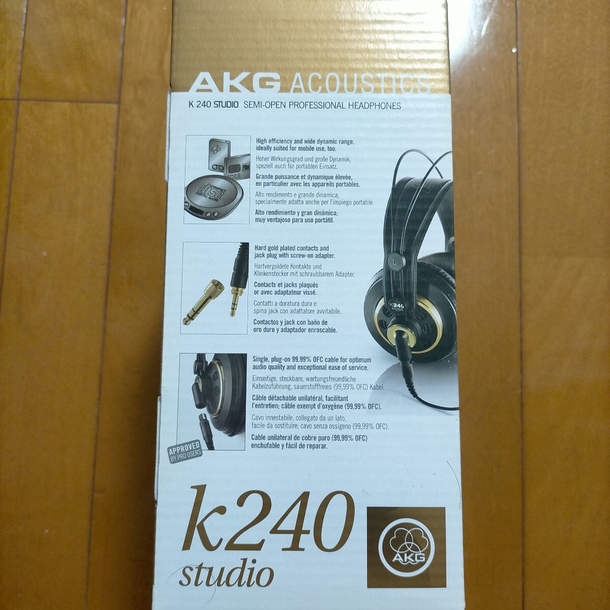Yahoo!オークション - AKG K240 ヘッドホン Studio 美品