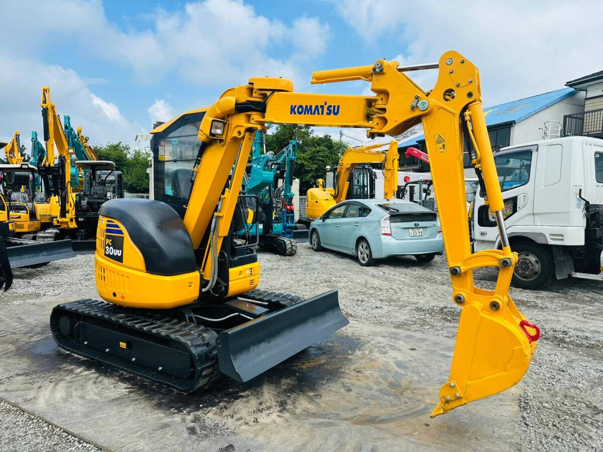 Yahoo!オークション - コマツ PC30UU-5 倍速・3tクラス・パターンOK・...