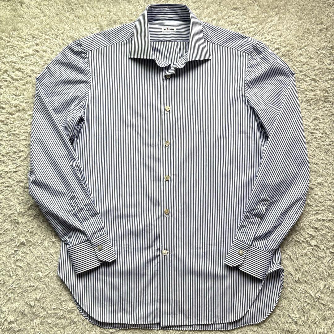 Yahoo!オークション - イタリア製 XL相当 Kiton 長袖 シャツ キートン ...