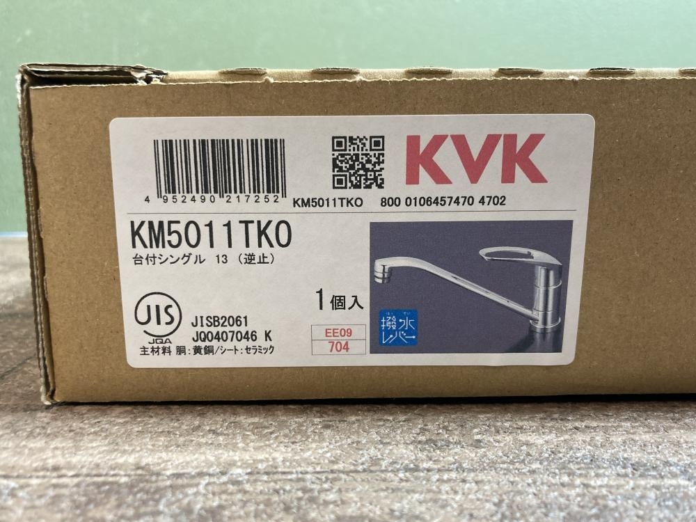 Yahoo!オークション - 020 未使用品・即決価格 KVK シングルレバー混合...