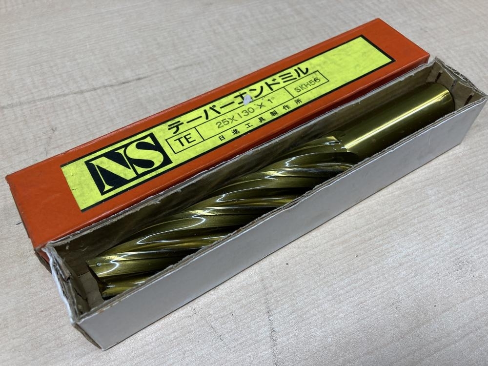 Yahoo!オークション - 018 未使用品 日進工具 テーパーエンドミル SKH5...