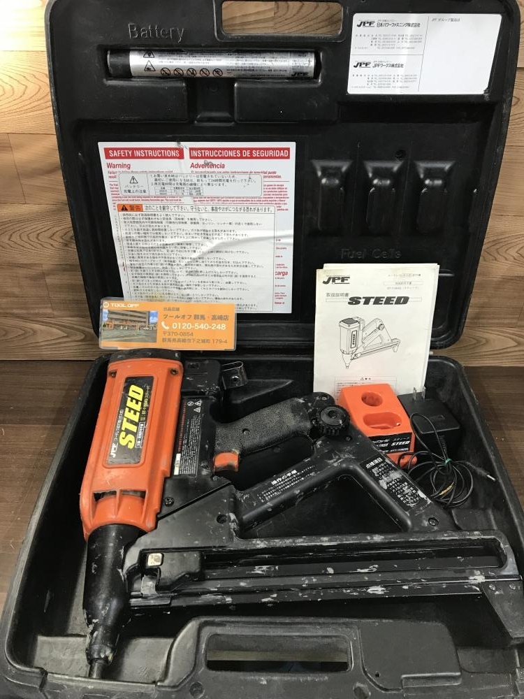 002 ジャンク品 JPF コードレス釘打機 ガス式 ST-1100JQ スティード 動作未確認 高崎店(電動工具)｜売買されたオークション情報、yahooの商品情報をアーカイブ公開 ...