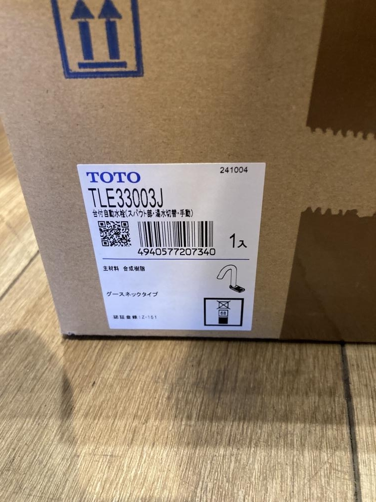 Yahoo!オークション - 018 未開封品・即決価格 TOTO 台付自動水栓 TLE3...