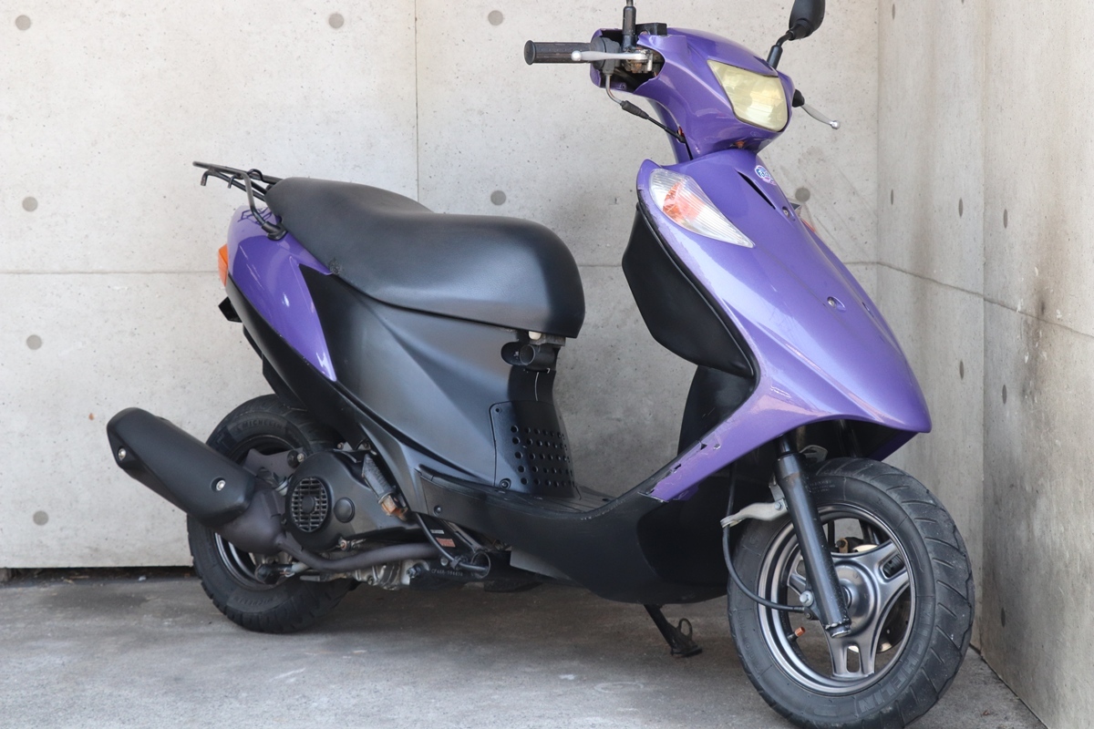 Yahoo!オークション - 1円～ スズキ アドレスV125G K7 パープル 実働 ...