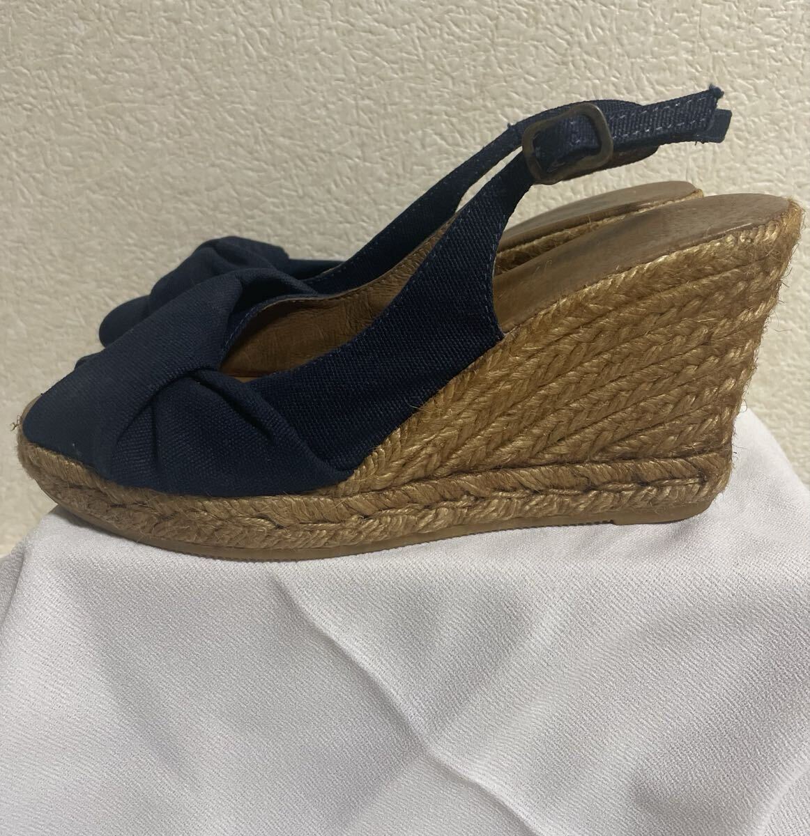 Yahoo!オークション - GAIMO ガイモエスパドリーユ ウェッジソールサ...