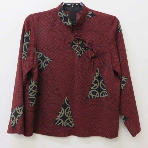 Yahoo!オークション - W451 詩仙堂 ヒトシタムラ 縮緬 ちりめん 長袖ブ...