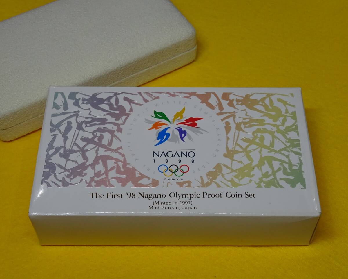 Yahoo!オークション - 3191 長野オリンピック記念硬貨 2種セットケース...