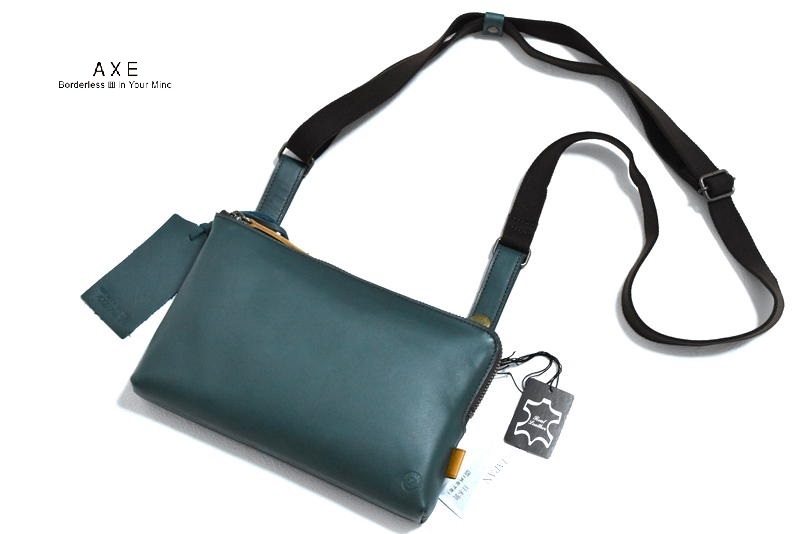 Yahoo!オークション - 新品 AXE アックス 2WAY レザー ベルトポーチ＆...