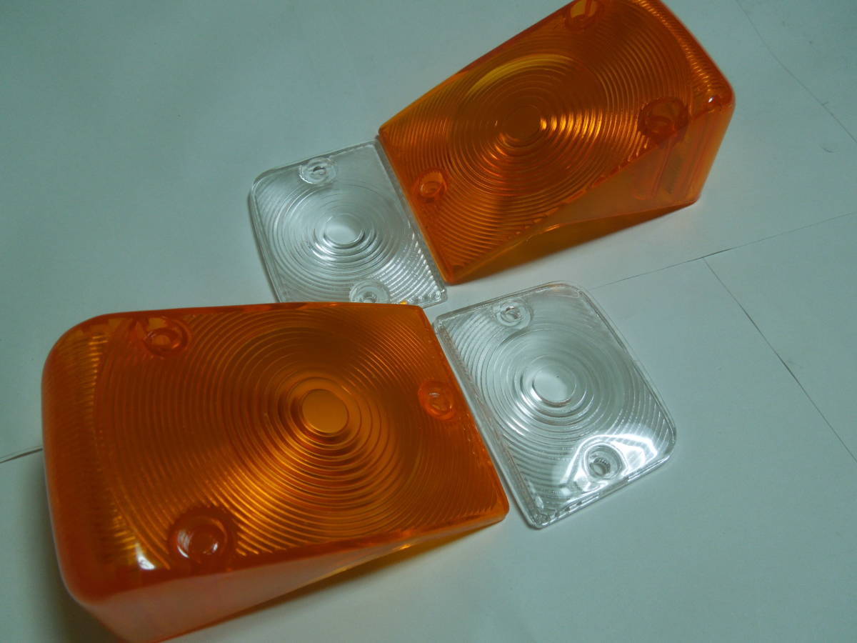 Yahoo!オークション - 三菱ジープ用フロントウインカーレンズ＆スモー...