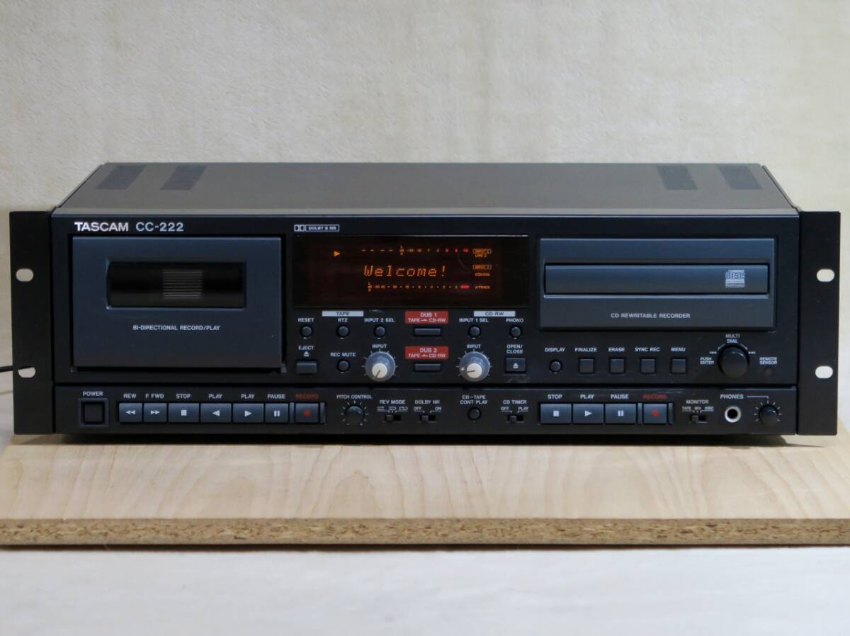Yahoo!オークション - 1円スタート TASCAM CC-222 タスカム 業務用 CD...