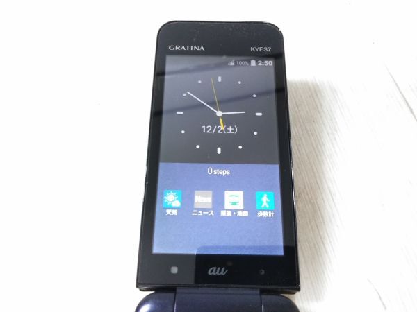 Yahoo!オークション - au GRATINA KYF37 KYOCERA 4Gガラホ 簡易動作確...