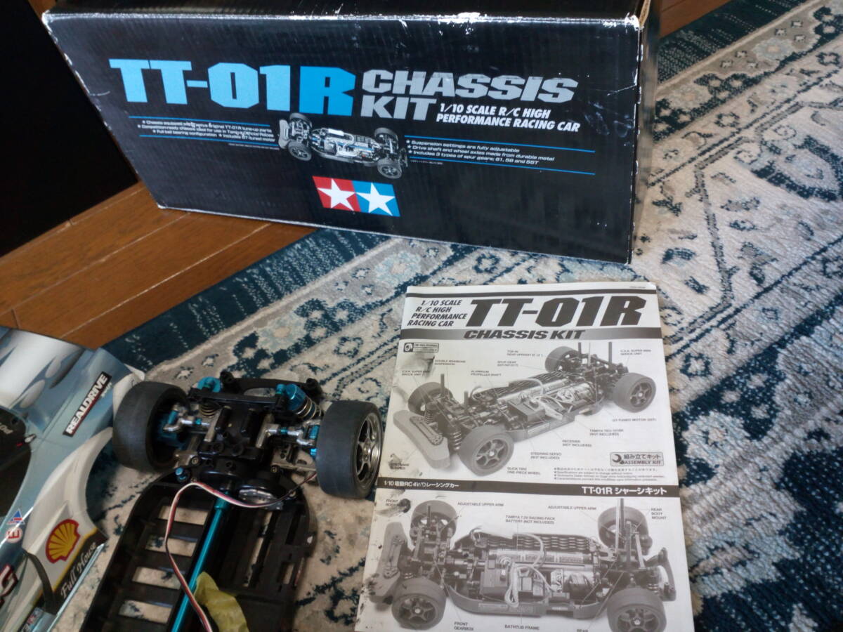 Yahoo!オークション - タミヤ製TT-01Rフルベア仕様サーボ付ボディーセ...