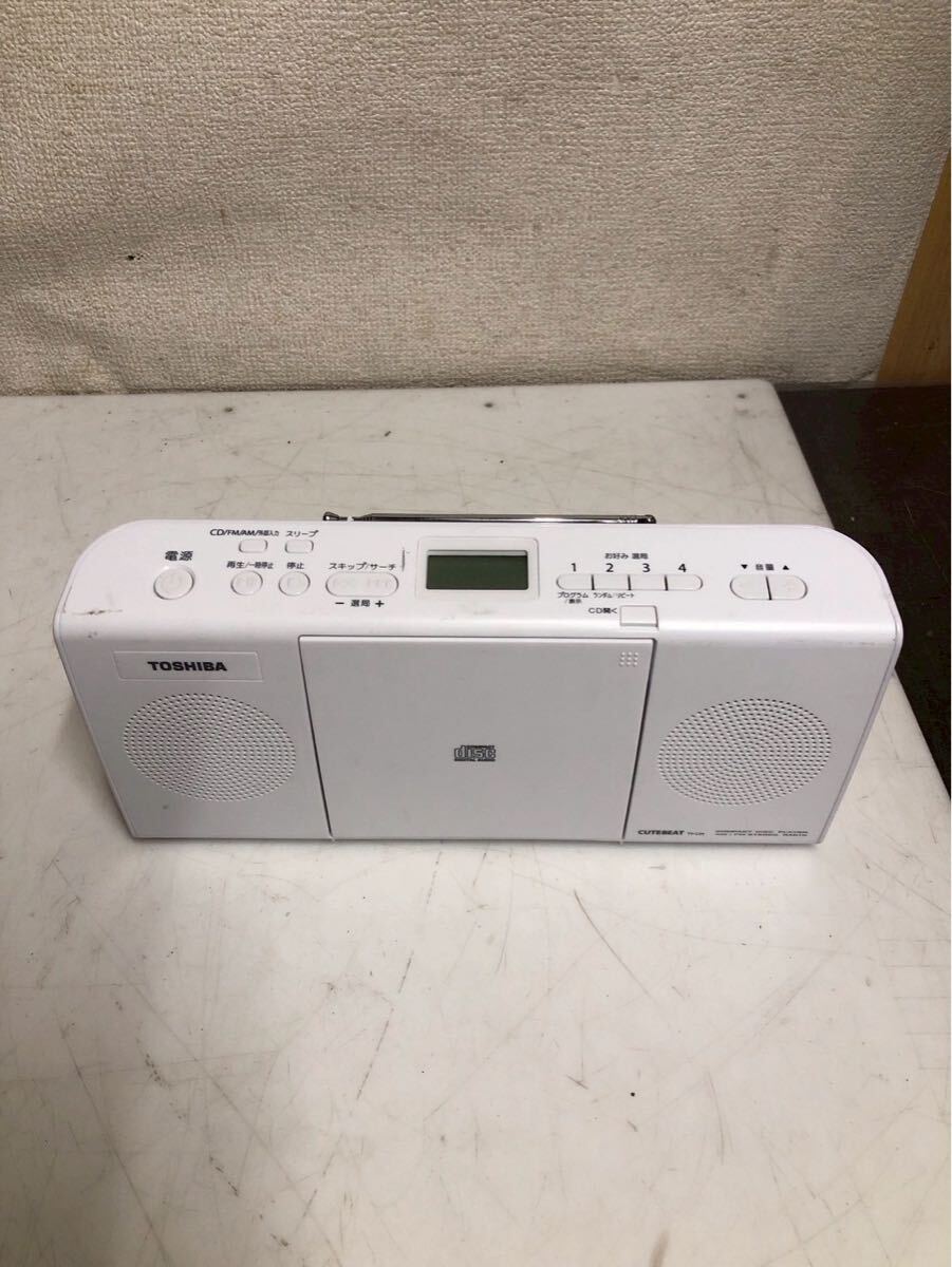 Yahoo!オークション - 東芝 TOSHIBA CDラジオ CUTEBEAT TY-C24 2024年...