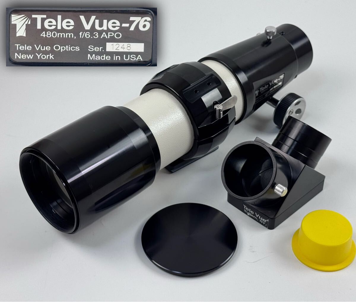 Yahoo!オークション - AZ-959 Tele Vue-76 望遠鏡 480mm f/6.3 APO 鏡...