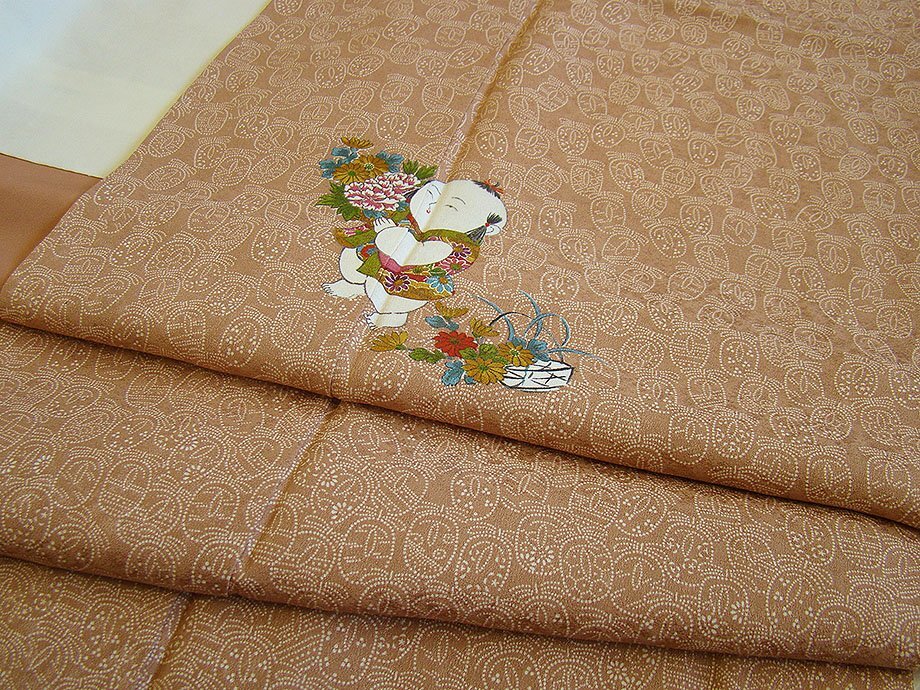 Yahoo!オークション - 時代屋 裄67.1cm お茶事 一越地 江戸小紋 附下...