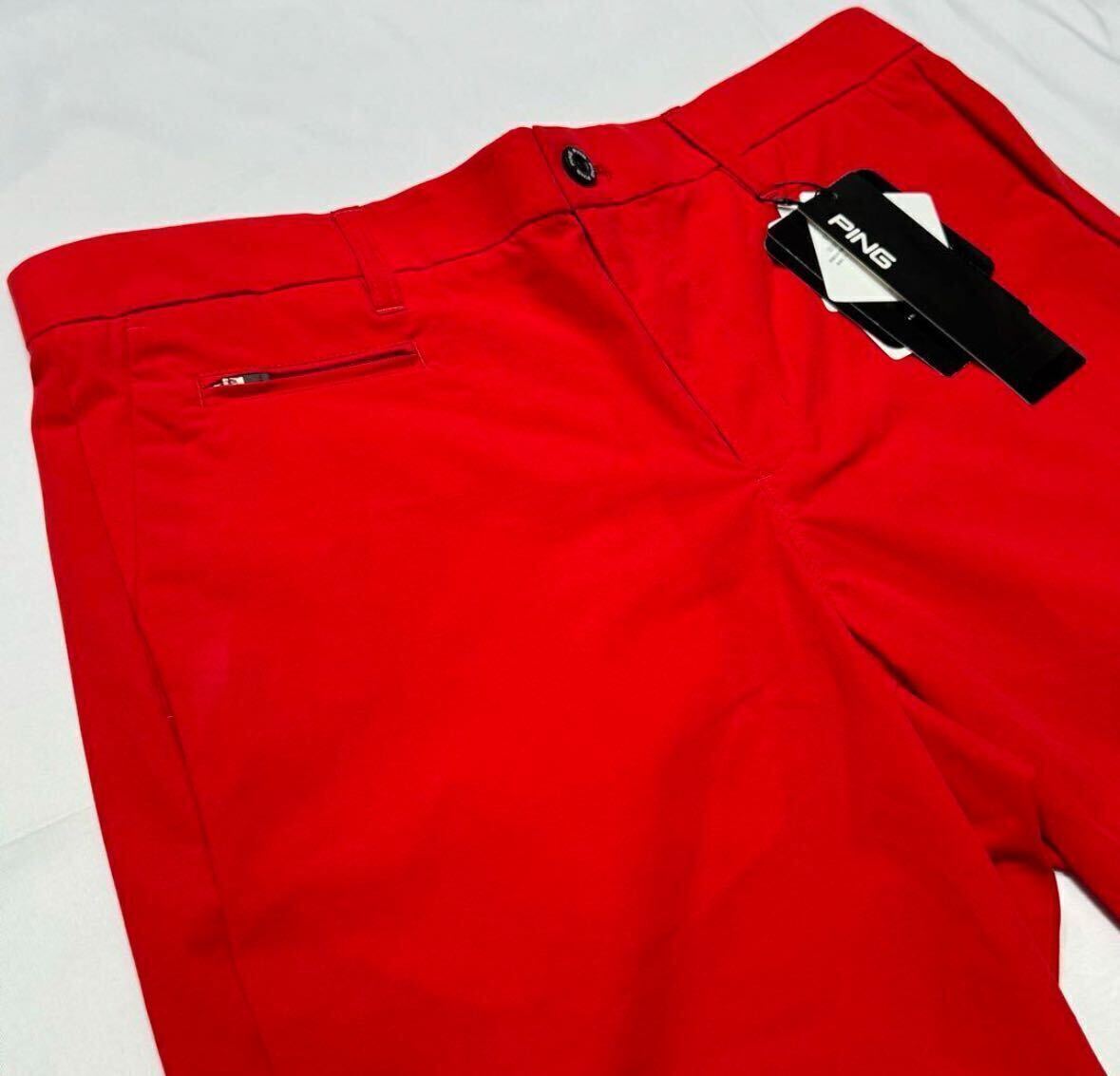 H815 メンズM 赤 ピン ゴルフ CROSS MOVING 伸縮性 PING GOLF 吸水速乾 ストレッチ ショートパンツ 定価9900円(78cm～)｜売買されたオークション情報 ...