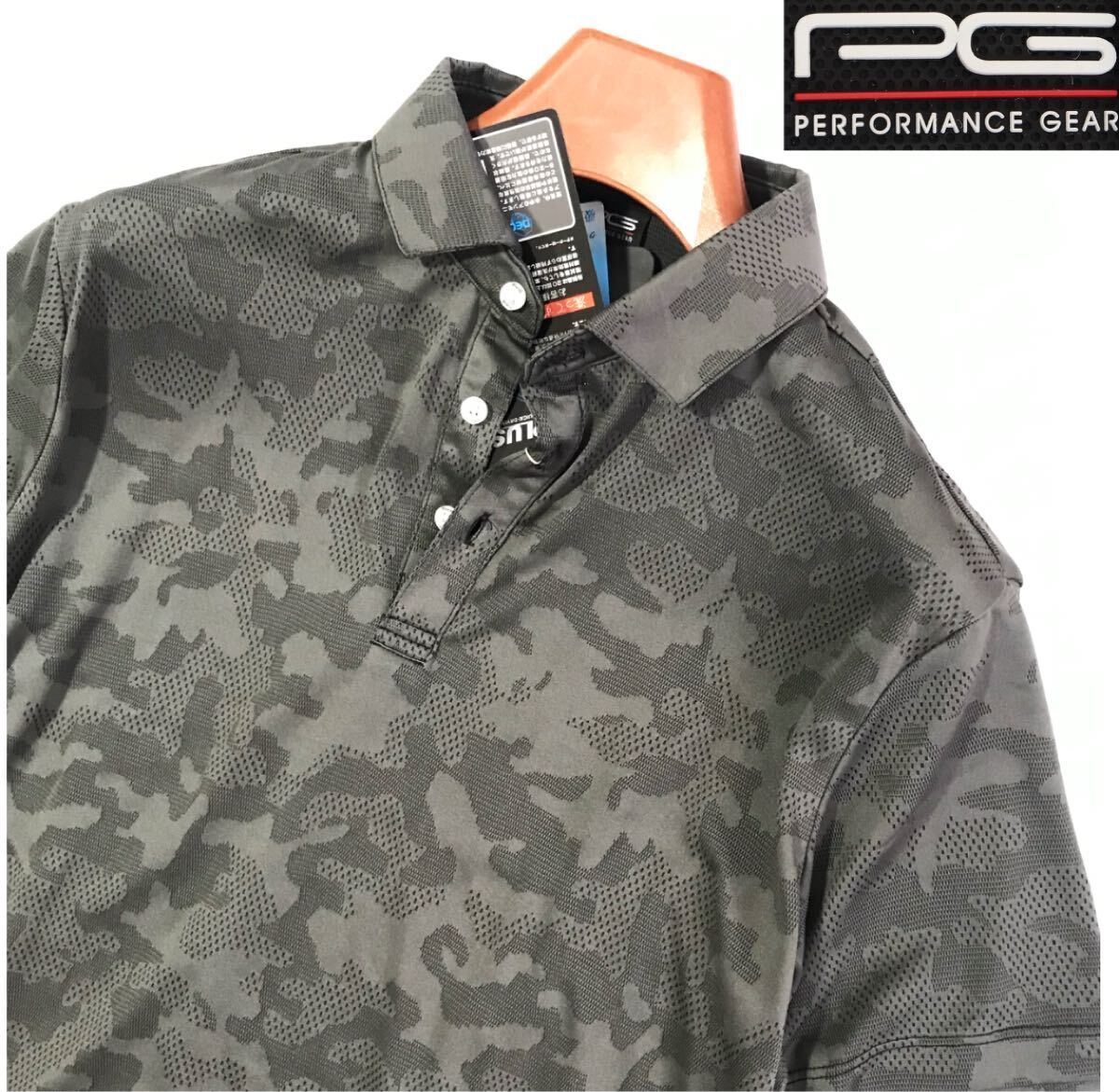 Yahoo!オークション - J315新品【メンズL】迷彩 黒 パフォーマンスギ...