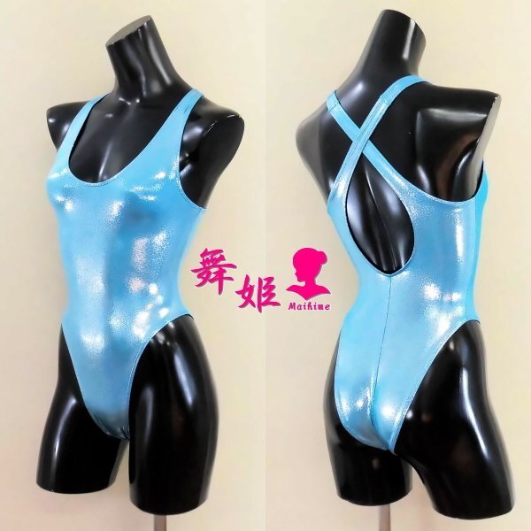 Yahoo!オークション - (379X3L-Z43)ティアドロップレオタード(ミスティ...