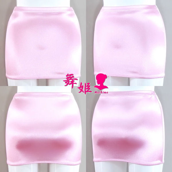 Yahoo!オークション - (277Laa-F92)サテンマイクロミニ(サテン薄ピンク...