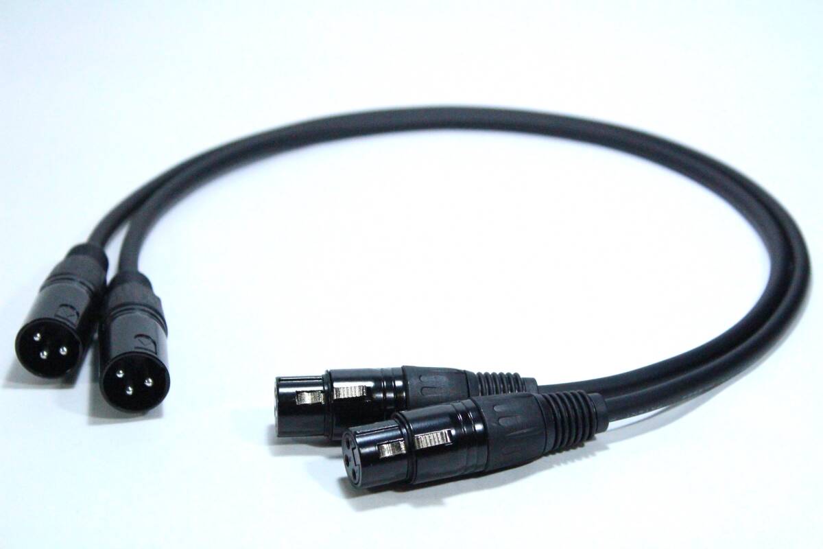 Yahoo!オークション - MOGAMI 2534【1m / XLRオス-XLRメス / 2本セット...