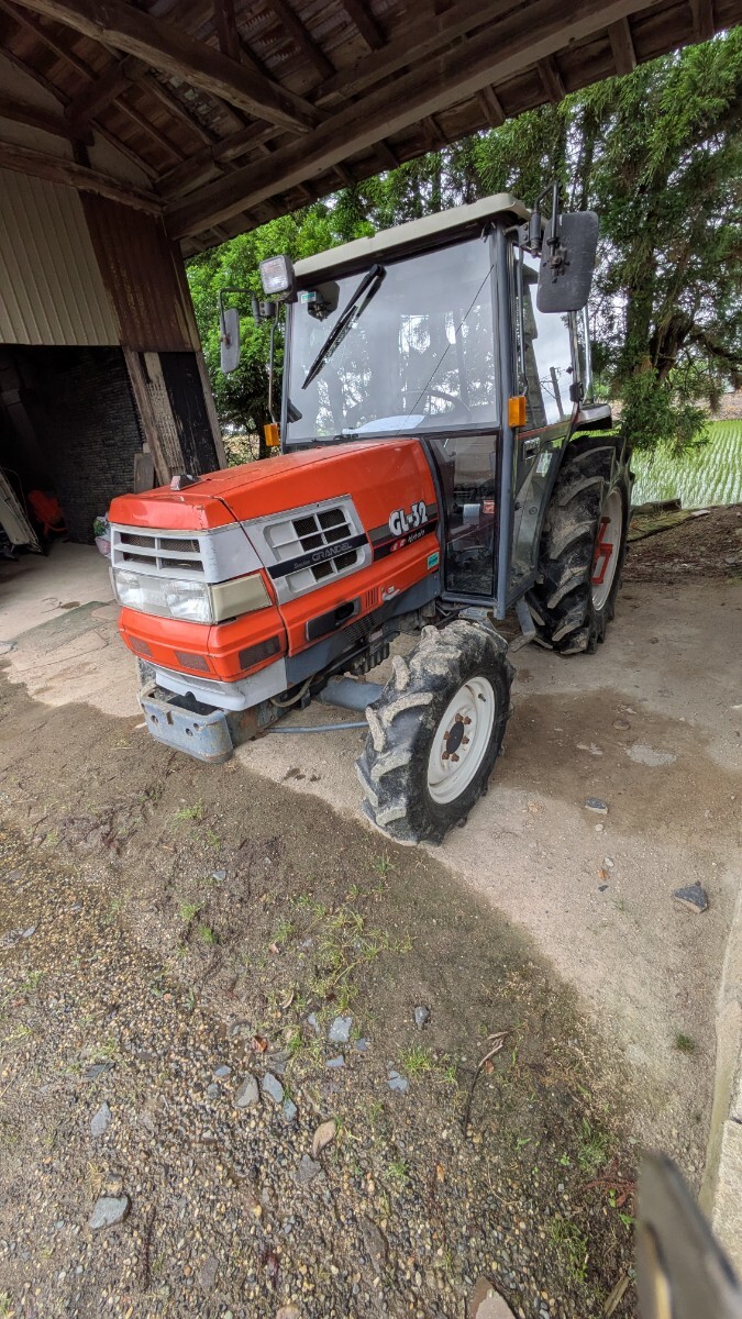 Yahoo!オークション - 【引き取り限定】 クボタ トラクターGL32 ロータ...