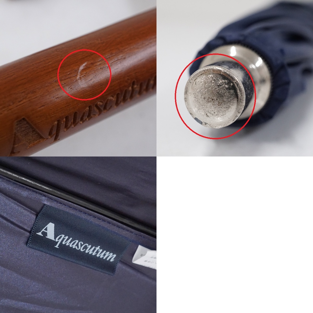 Yahoo!オークション - 晴雨兼用日傘 Aquascutum アクアスキュータム US...