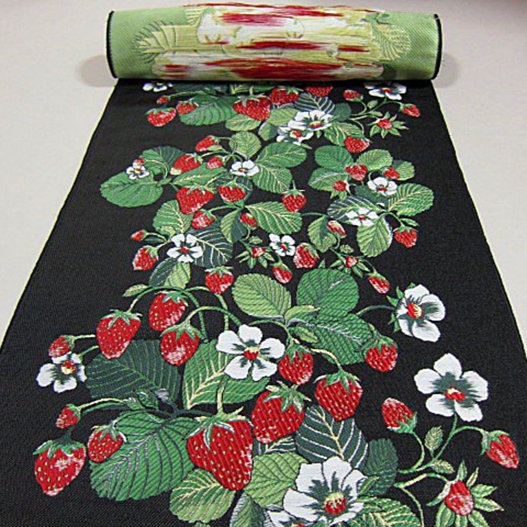 Yahoo!オークション - 新柄 新品未仕立 西陣織高級六通柄丸巻袋帯 いち...