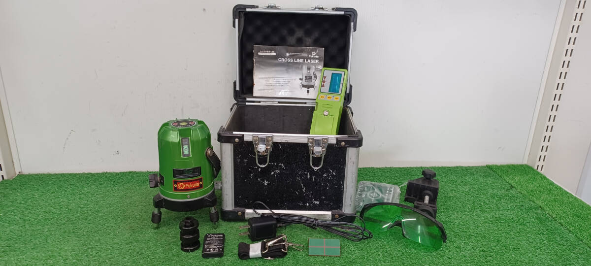 Yahoo!オークション - FUKUDA フクダ 5ライン グリーン レーザー墨出し...