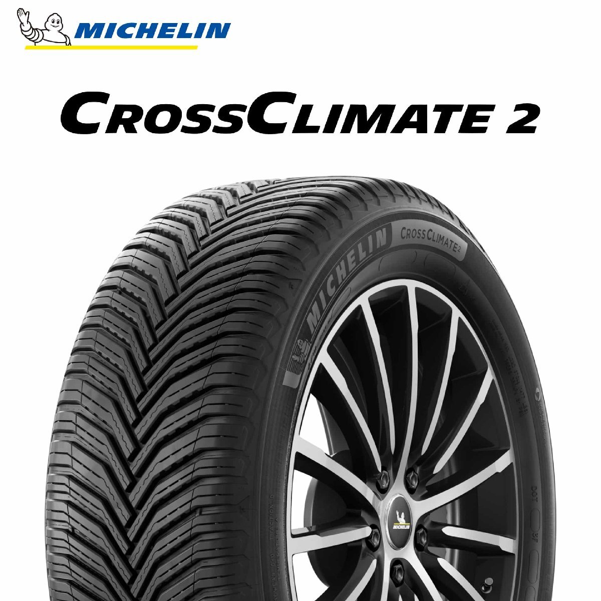 Yahoo!オークション - 235/55R19 105H XL VOL MICHELIN CrossClimate2 ...