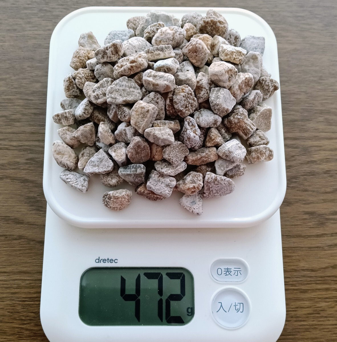 Yahoo!オークション - 秋田発『北投石』472g線量良し 100%本物 秋...