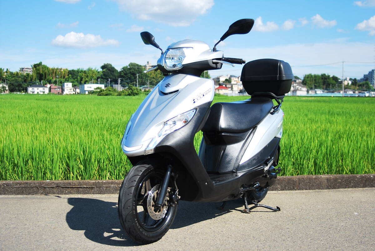 Yahoo!オークション - 美車 快調 スズキ アドレス125 Eg音静 取説 LED...