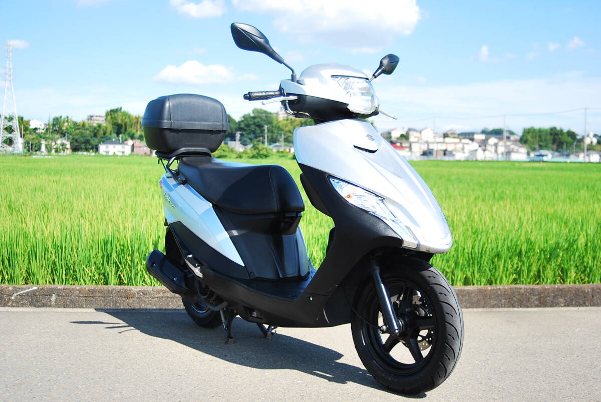 Yahoo!オークション - 美車 快調 スズキ アドレス125 Eg音静 取説 LED...