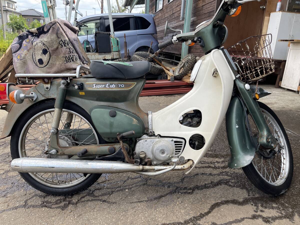 Yahoo!オークション - ホンダ C70 スーパーカブ 70 書類有 クランキン...