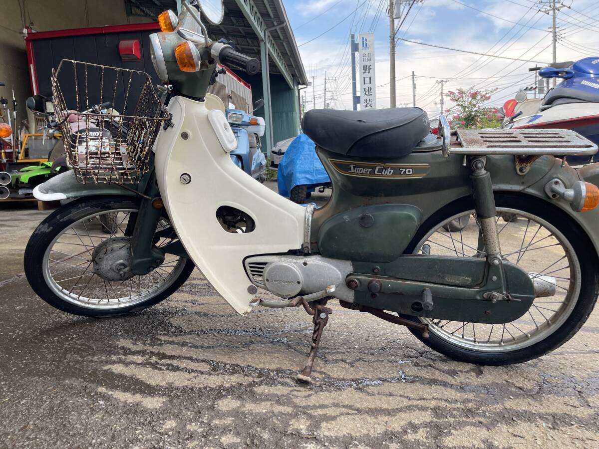 Yahoo!オークション - ホンダ C70 スーパーカブ 70 書類有 クランキン...