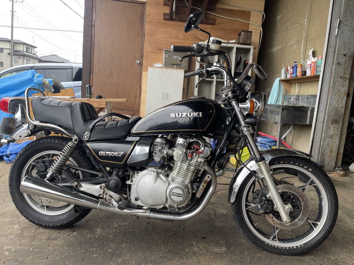 Yahoo!オークション - スズキ GS750G GS750GL レストアベース エンジン...