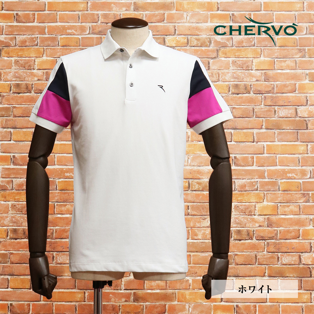 Yahoo!オークション - 春夏/CHERVO/46サイズ/半袖 ポロシャツ 031-2844...