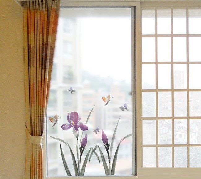 Yahoo!オークション - デザインガラスフィルム【半透明タイプG207】目...