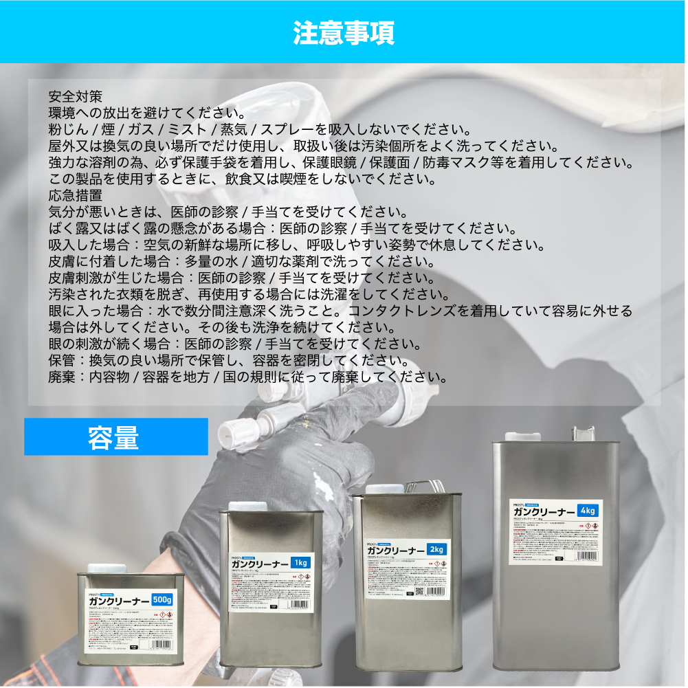 Yahoo!オークション - PROST’s ガンクリーナー 4kg / 塗料 洗浄 スプ...