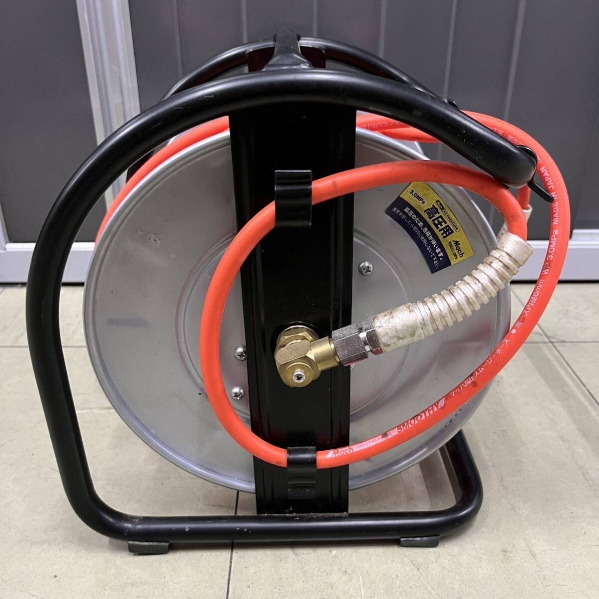 Yahoo!オークション - 【9160】Mach マッハ 高圧用エアホースドラム 最...