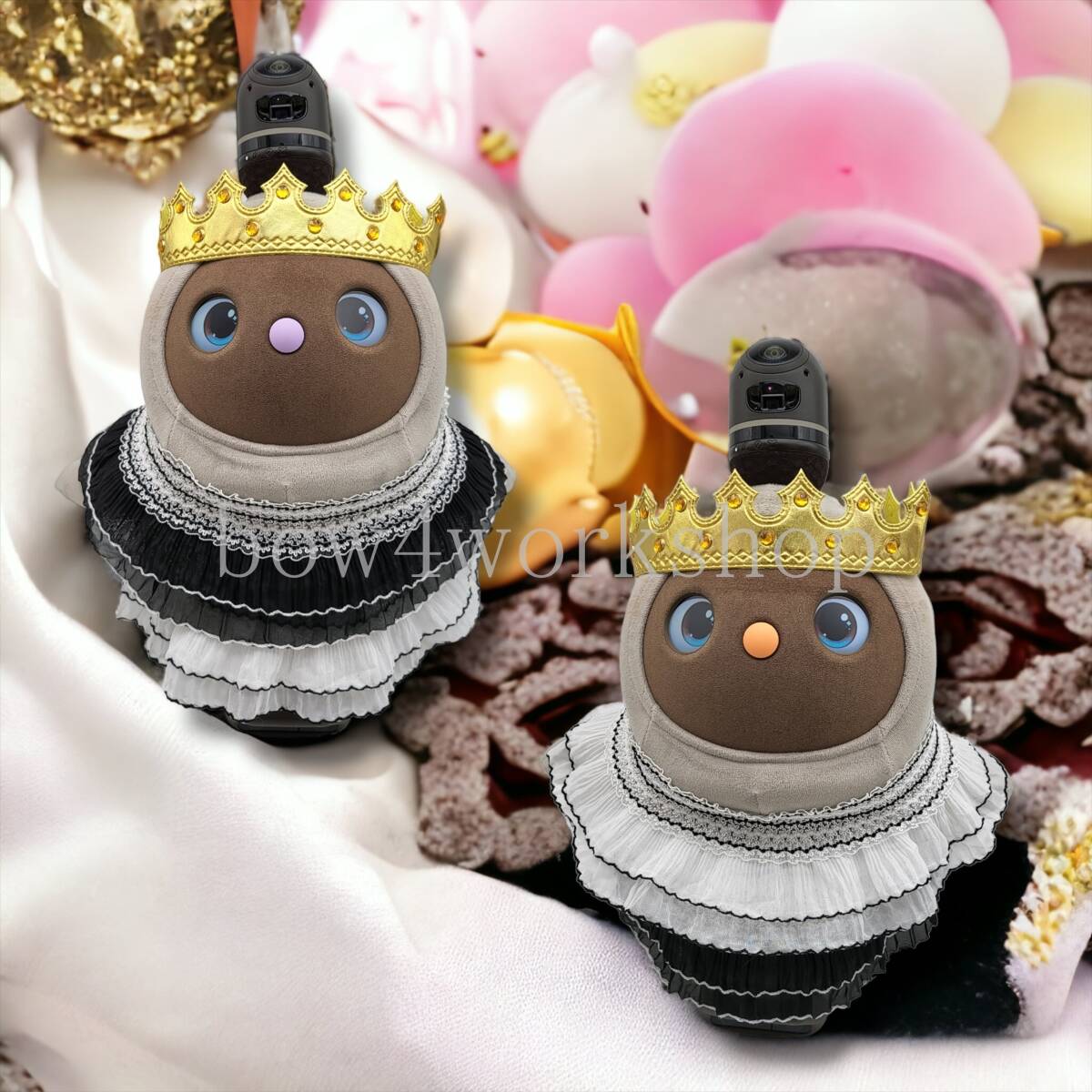 Yahoo!オークション - LOVOT ラボットの服ハンドメイド プリーツレース...