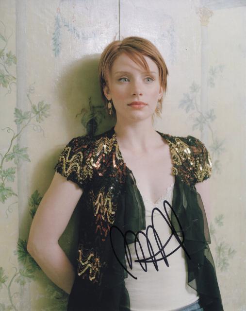 Yahoo!オークション - 【UACCRD】ブライスダラスハワード直筆サイン ジ...