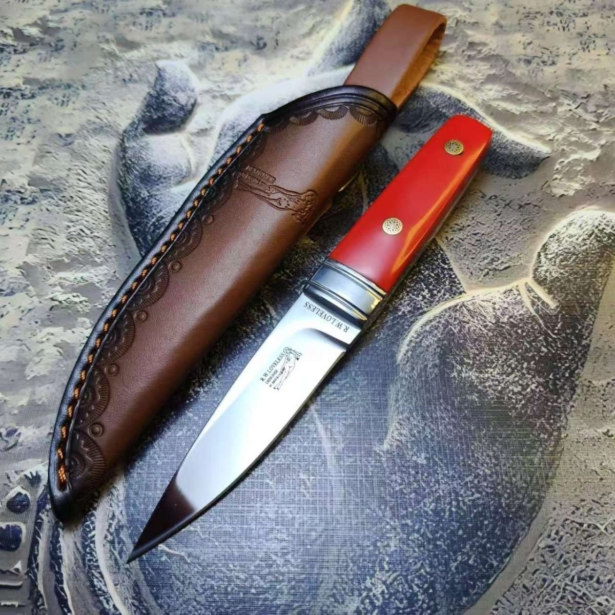 Yahoo!オークション - M390 刃厚3mm 超高品質 アウトドアナイフ 果物ナ...