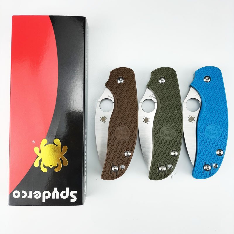 Yahoo!オークション - SPYDERCO C123 折りたたみナイフ 2点セット キャ...