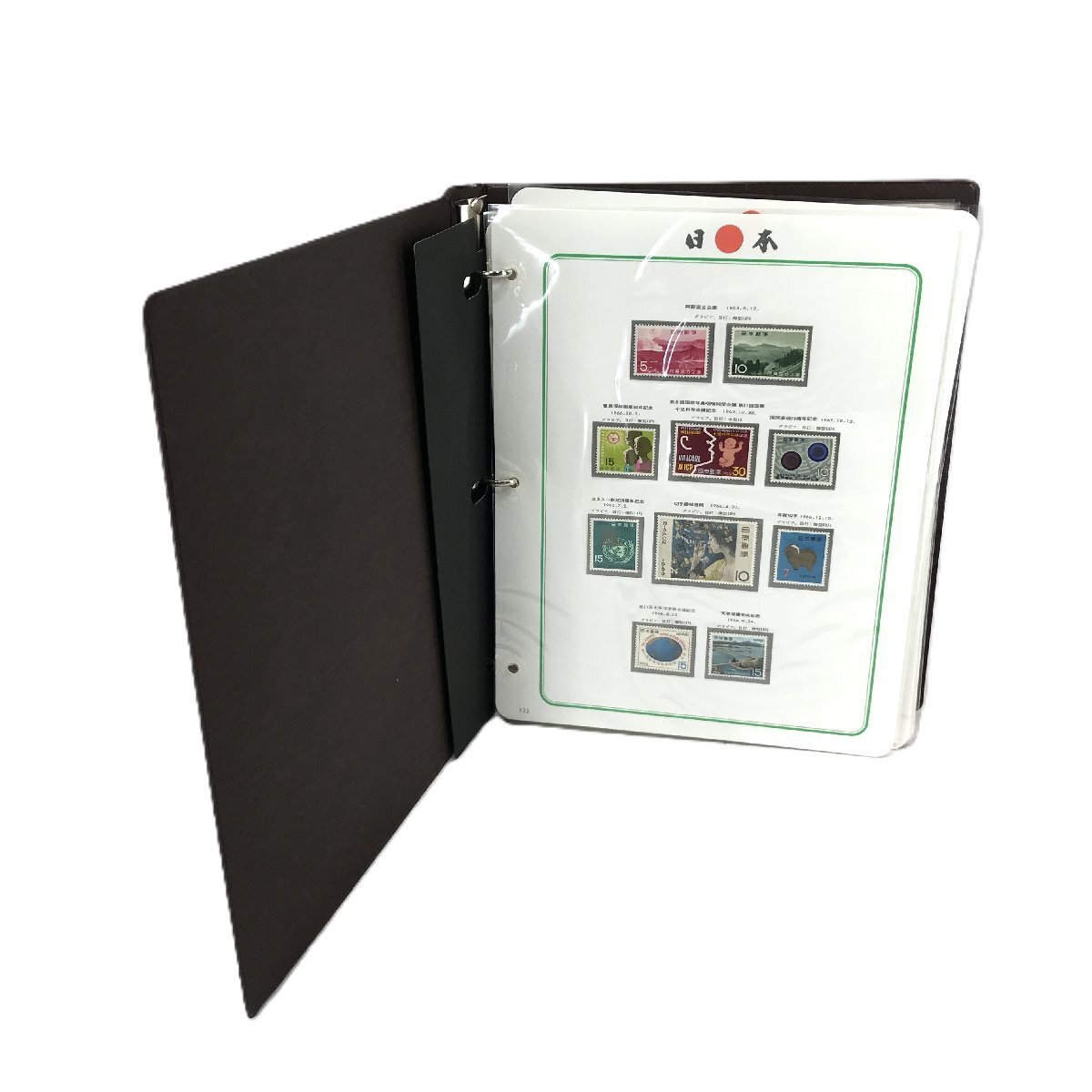 Yahoo!オークション - 日本切手アルバム 1966～1974年 アルバム① 額面...