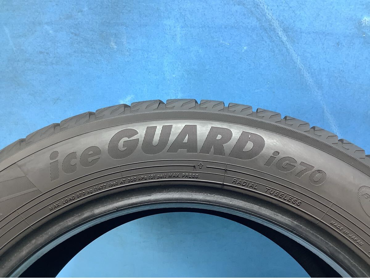 Yahoo!オークション - 215/55R17 21年製 YOKOHAMA ICE GUARD IG70 中古...