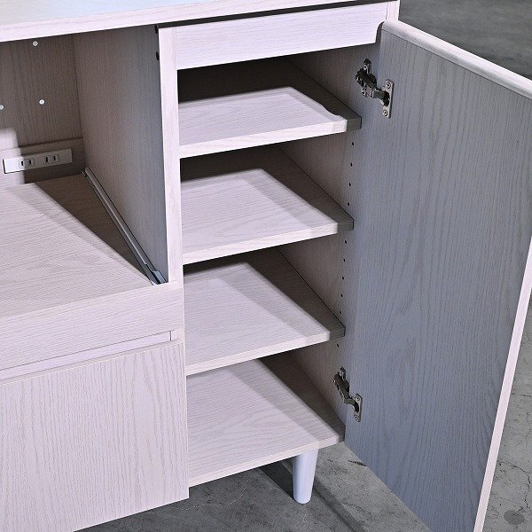 Yahoo!オークション - LOWYA 2万「ホワイトウォッシュ」キッチンカウン...