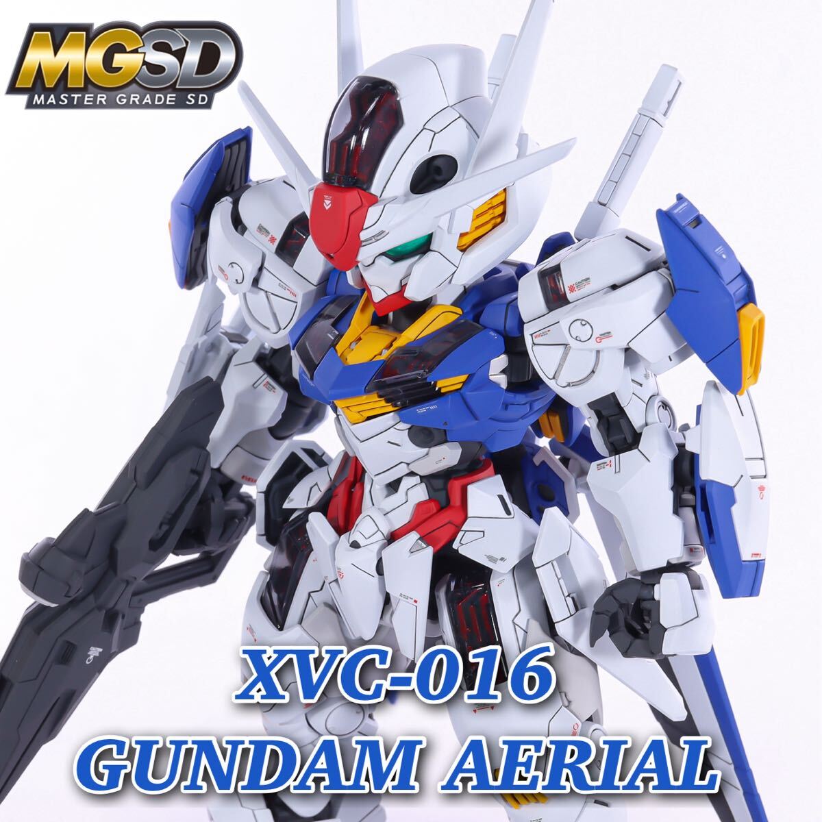 Yahoo!オークション - MGSD ガンダムエアリアル 改修塗装済み完成品 ガ...