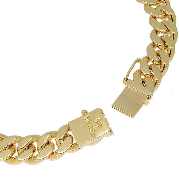 Yahoo!オークション - K18YG 2面シングル 喜平ブレスレット 20cm 55.1g...